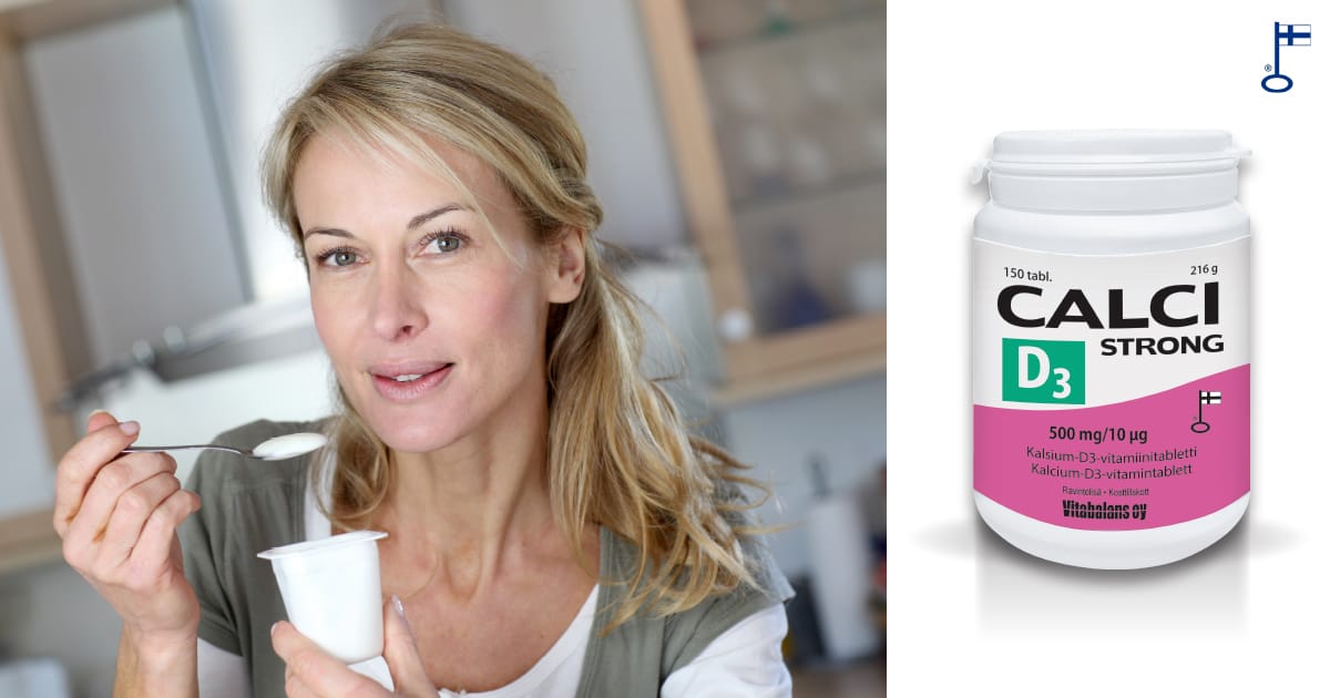 Calci Strong + D3-vitamiini - Vitabalans Oy