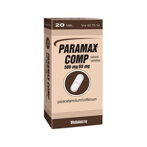 Paramax Comp 500 mg / 65 mg tablets - Vitabalans Oy