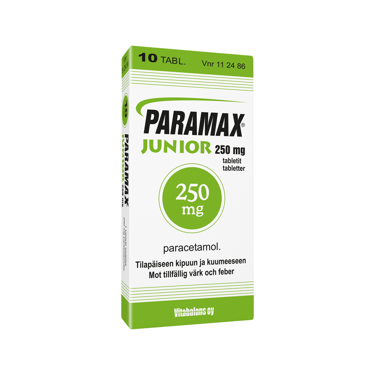 Paramax Junior 250 Mg Tabletti Vitabalans Oy