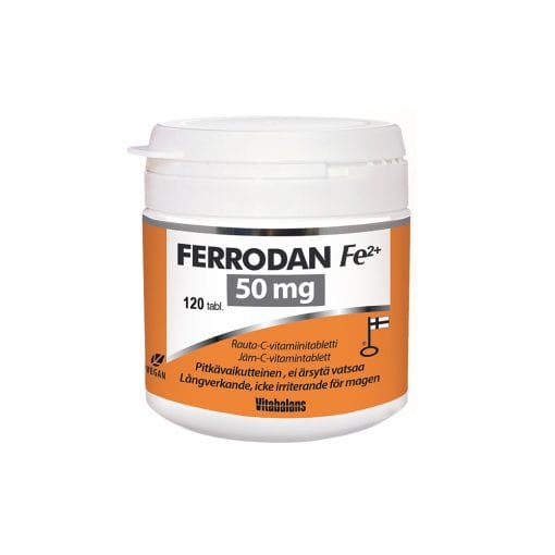 Ferrodan Fe2+ 50 mg - Vitabalans Oy