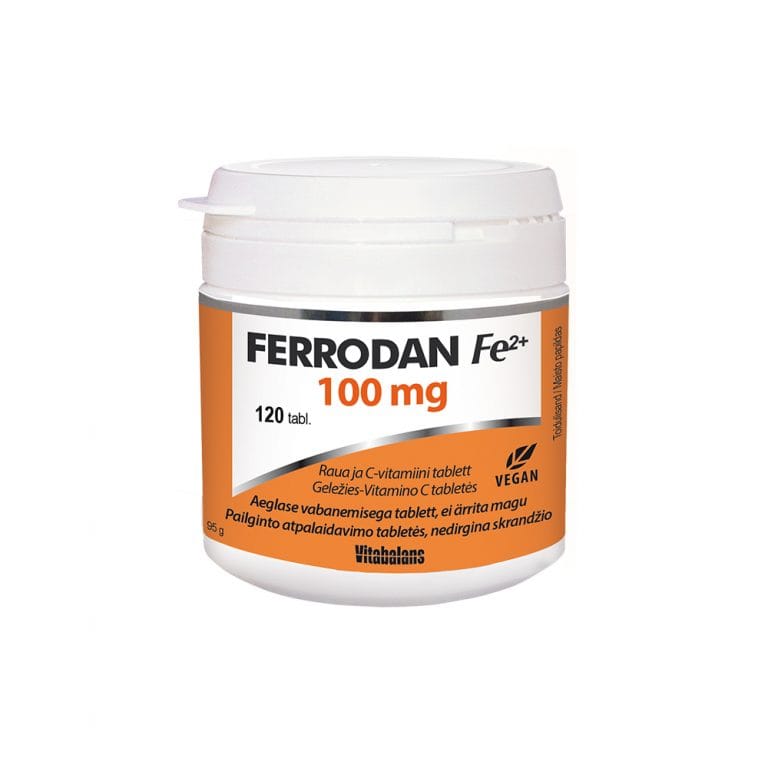 Ferrodan Fe2+ 100 mg - Vitabalans Oy