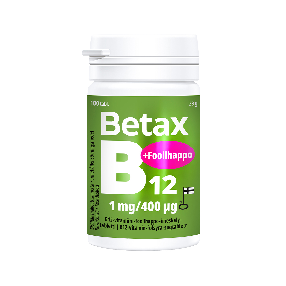 Betax B12 1 Mg Folsyra Vitabalans Oy