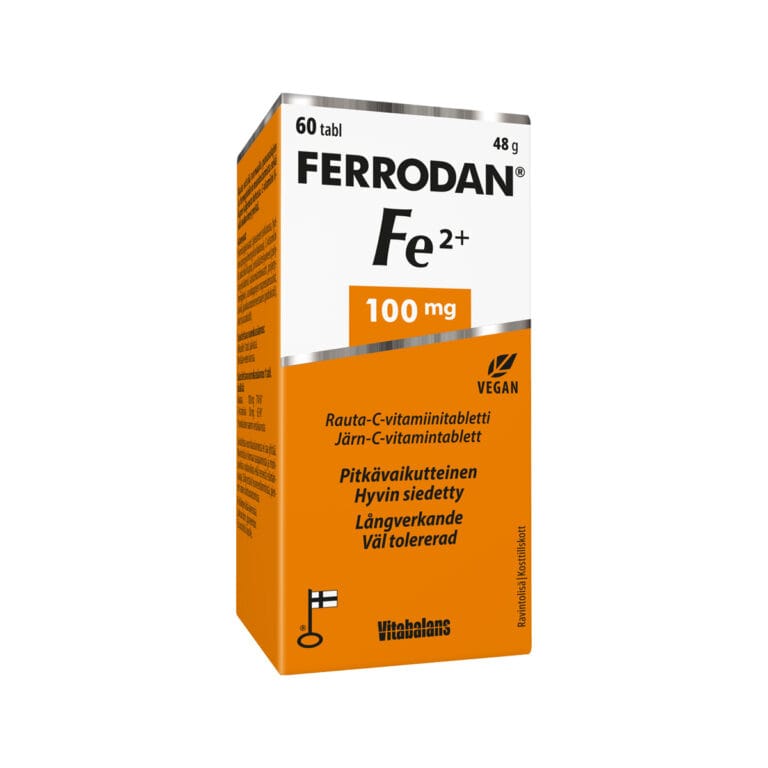 Ferrodan Fe2+ 100 mg - Vitabalans Oy